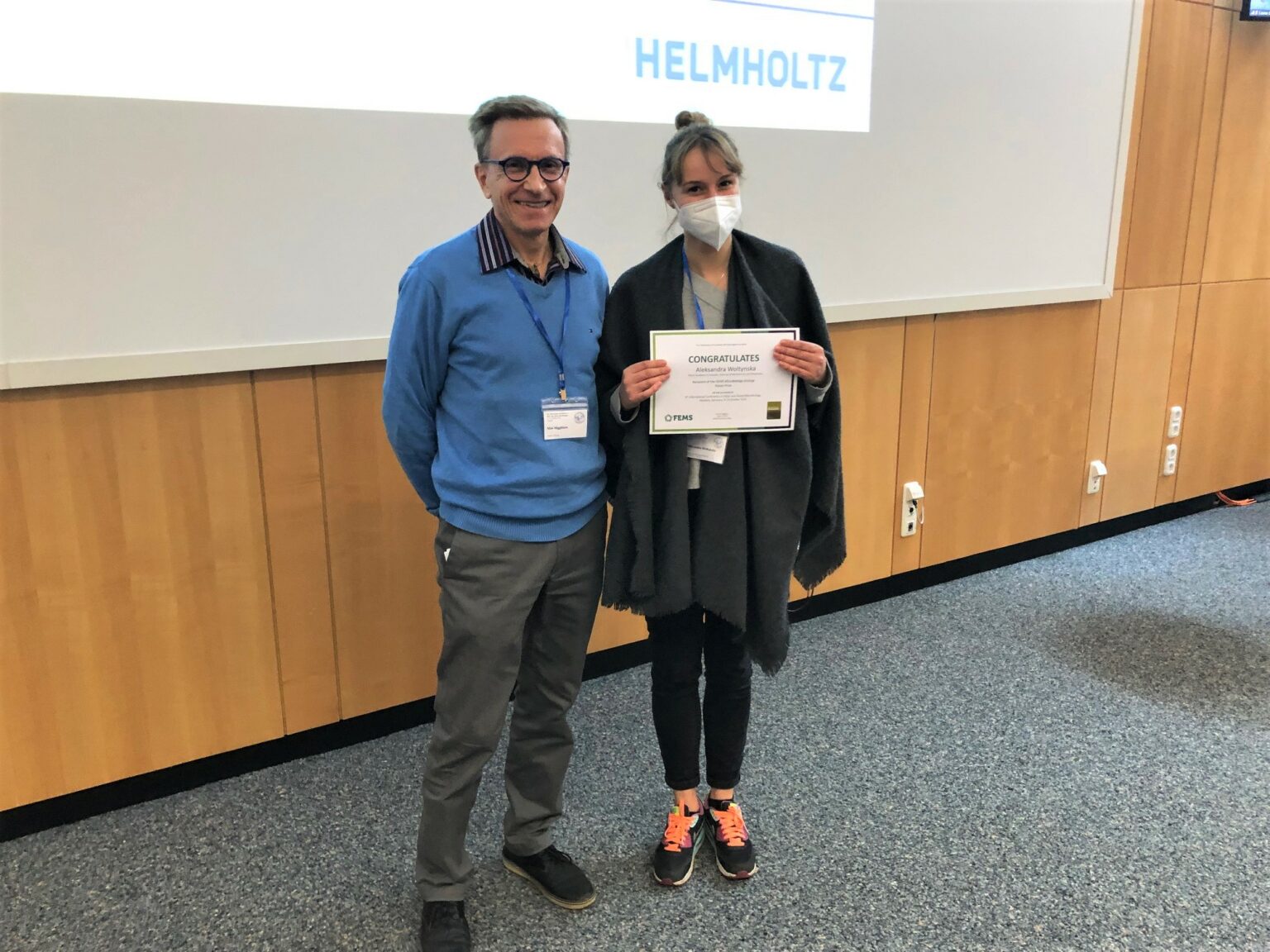 FEMS Microbiology Ecology Best Poster Award: Aleksandra Woltynska - FEMS